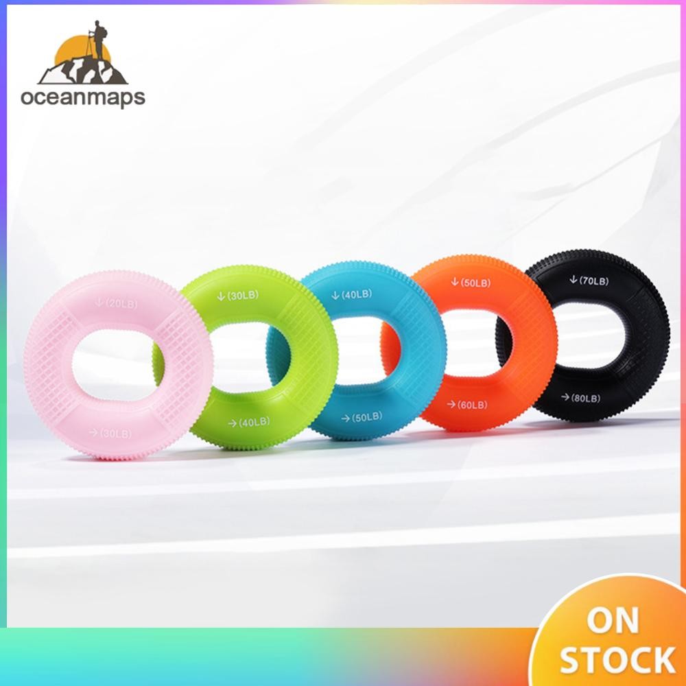 OCE! 20-80LB Silicone Gripper Ring Adjustable Hand Gripping Ring ...