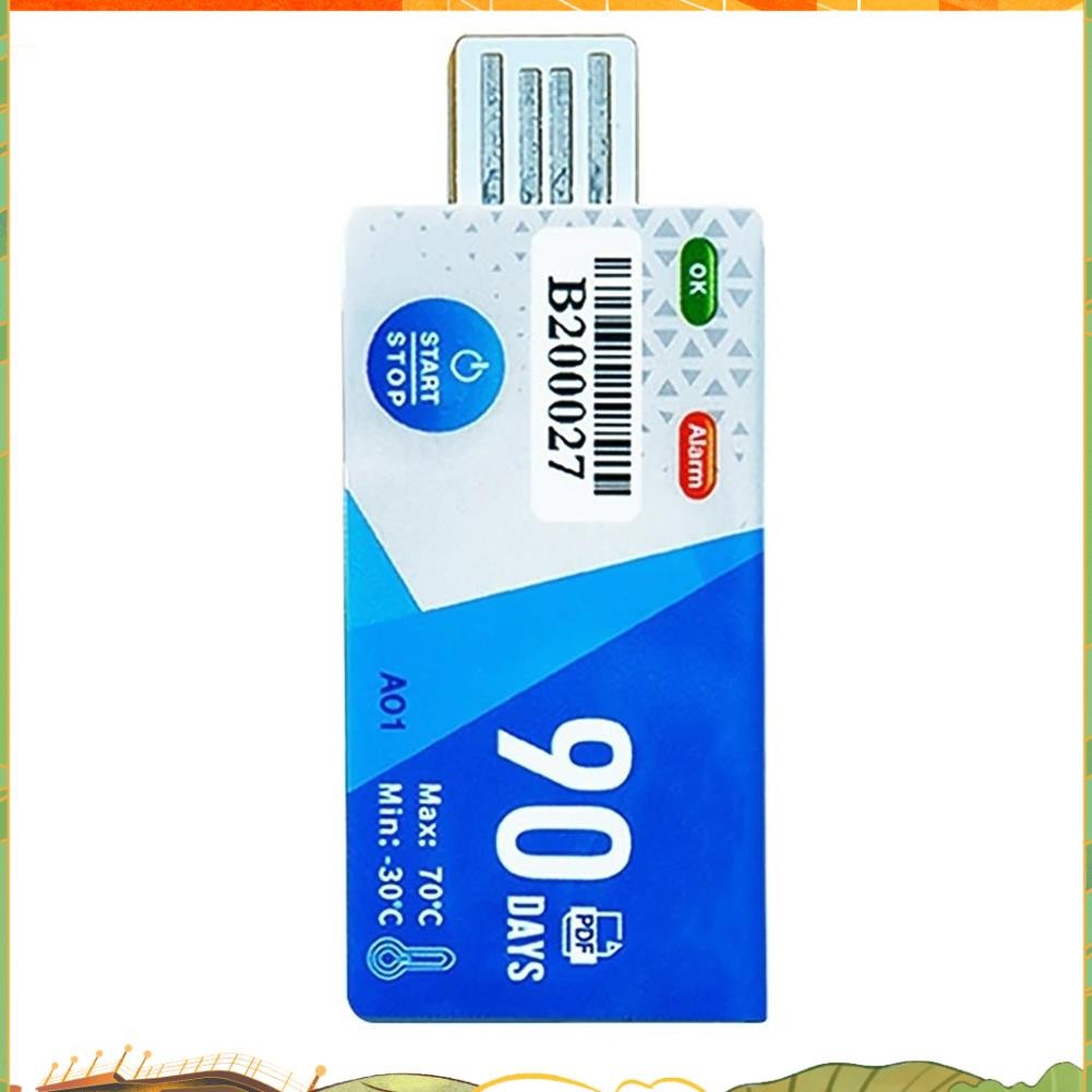 90 Days USB Interface Temperature Logger Data Logger for Warehouse ...