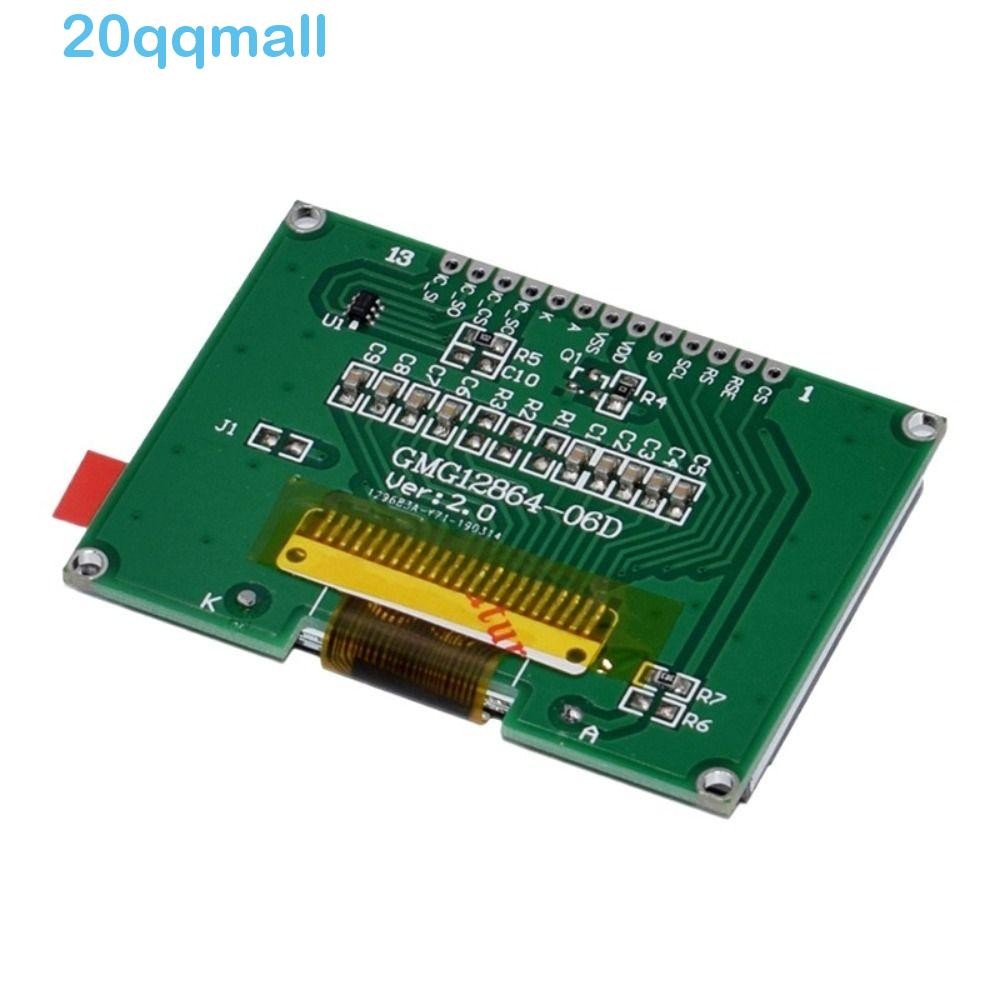 QQMALL Dot Matrix Screen, SPI Interface 12864-06D LCD Module, 3 Types ...