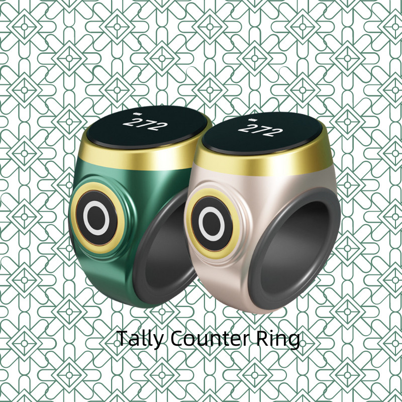 ABS Smart Tasbih Tally Counter Ring for Muslims Zikr Digital Finger ...