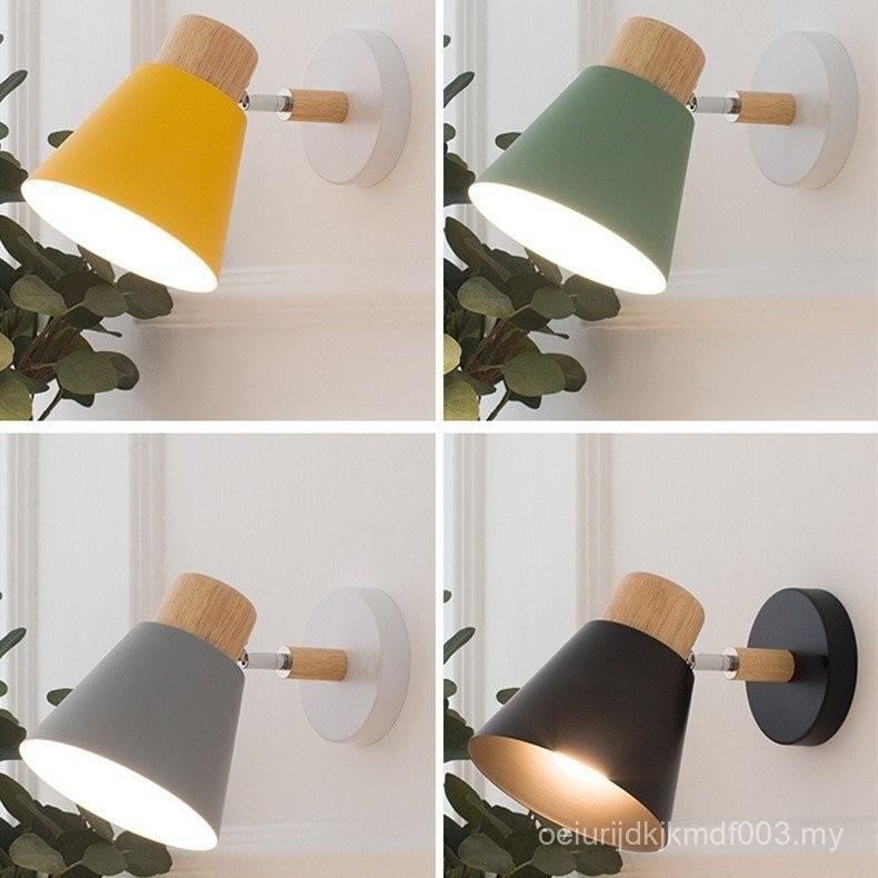 Bedside Wall Lamp Nordic Modern Simple Creative Light Luxury Living ...