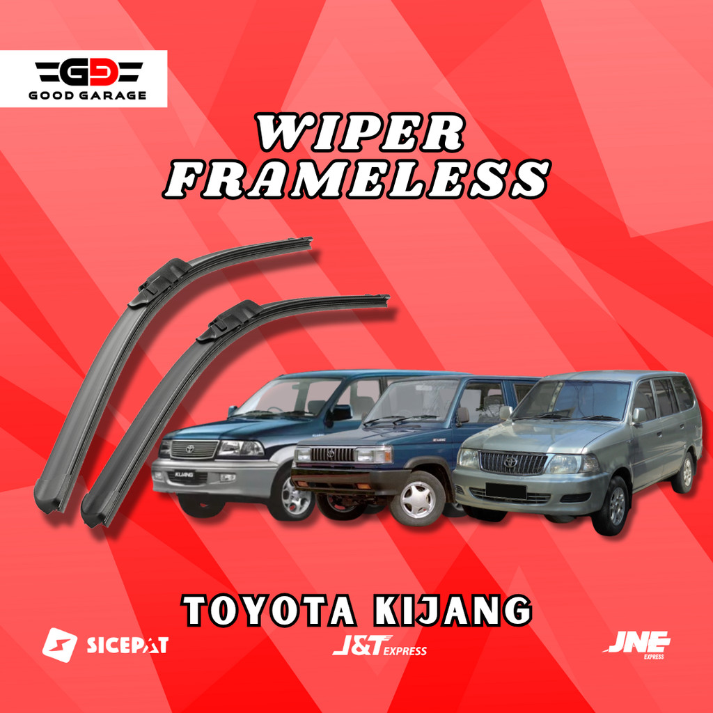 Toyota Kijang Soft Blade Car Wiper - Frameless Single Rubber Car Wiper ...