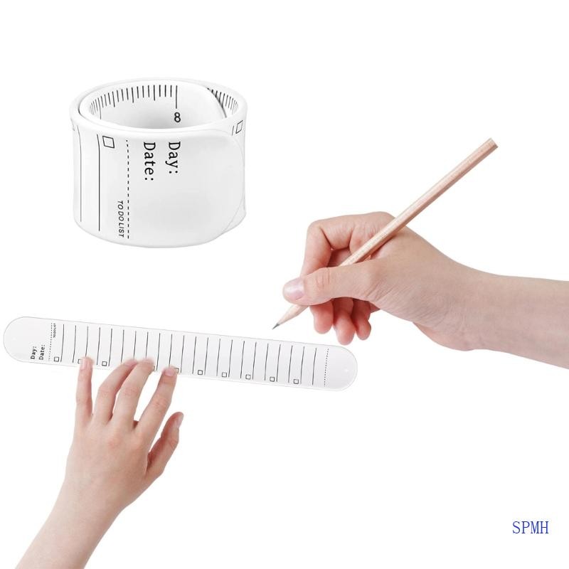 SUP Multipurpose 3-in-1 Memos Pad Slap Bracelets Ruler Wrist Reminders ...