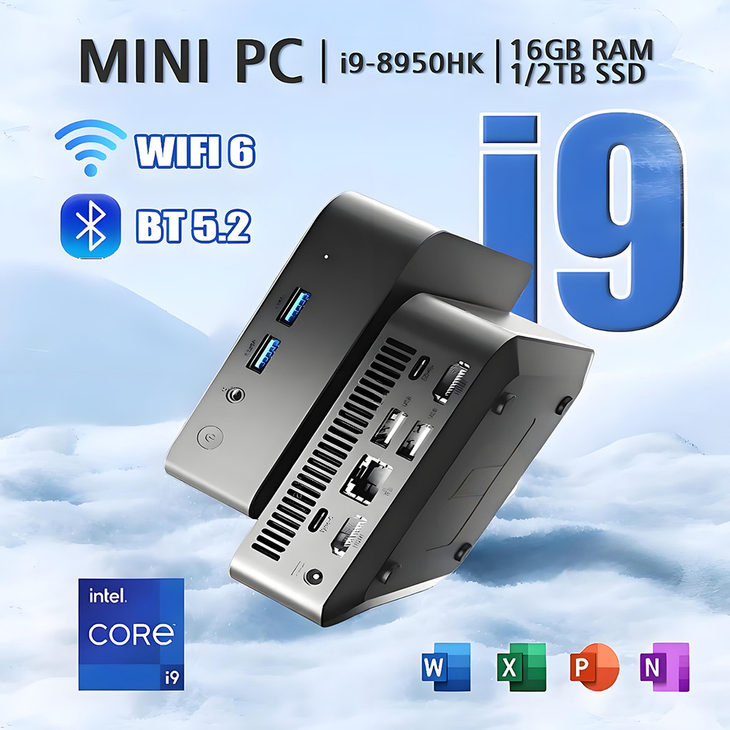 【Three Year Warranty】Portable Mini PC Intel Core i9 8950hk Windows 11 ...