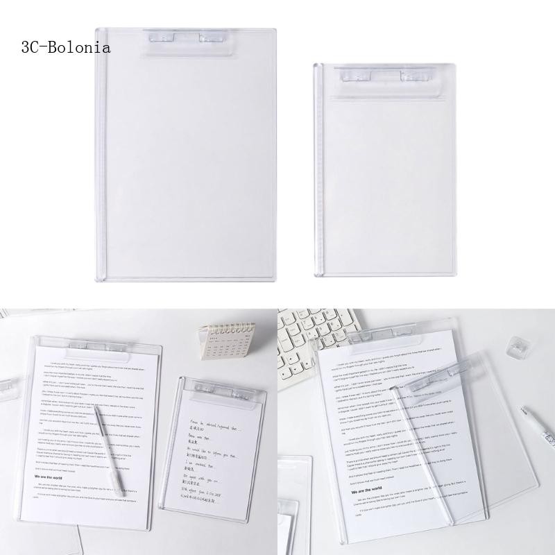 BO A4 Clipboard Paper Holder Writing Board with Profile Clip for Form ...