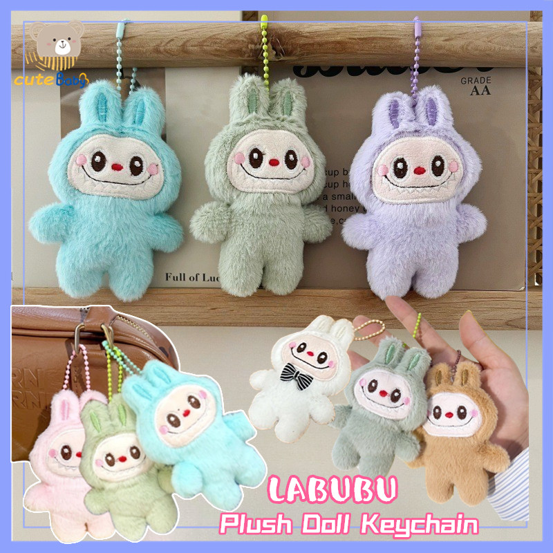 Labubu Stuffed Toy Plush Keychain Cute Cartoon Labubu The Monsters ...