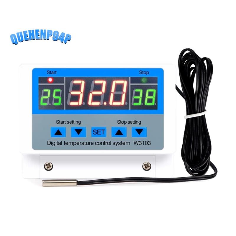 Digital Temperature Controller 220v Max 5000w Digital Thermostat 30a 19 To 99℃ Temperature