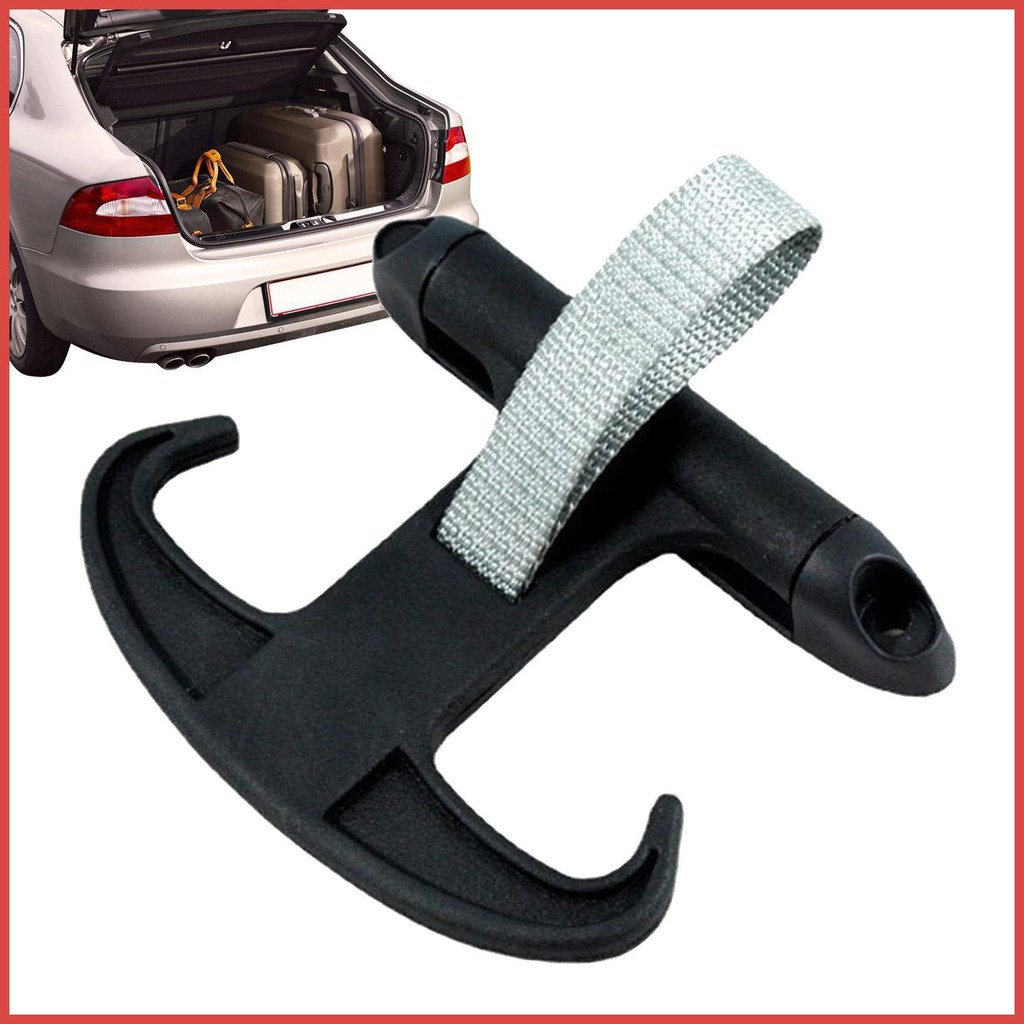 Trunk Cargo Hanger Auto Fold Cargo Hanger with Elastic U-Shaped Hooks ...