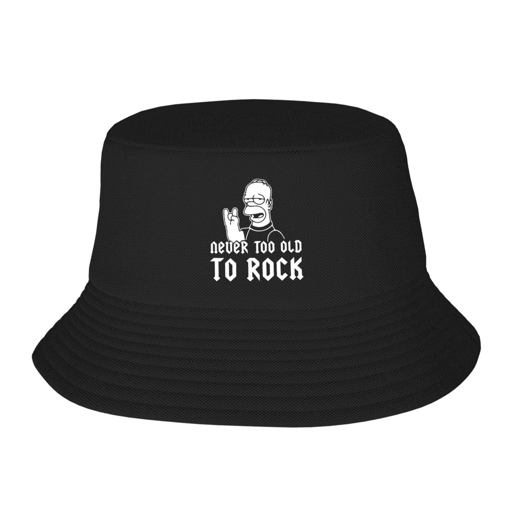 Never Too Old R Rock Homer Simpson Burt Kurt Animated Series Fisherman ...