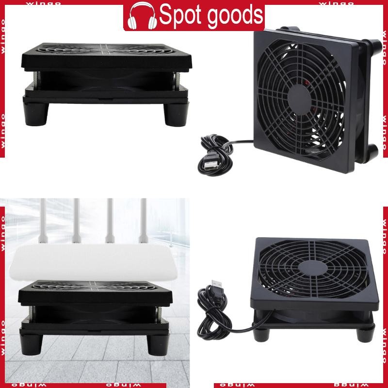 WIN 120mm 5V USB Powered Fan Cooling for Router Modem TV Box Router ...