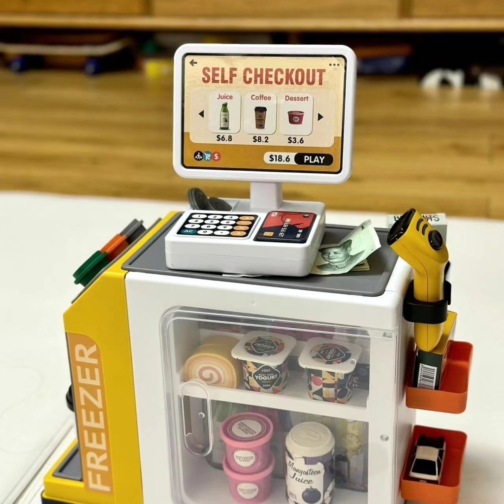 Sound Light Coffee Machine Vending Table Set Shopping Swipe Card ...