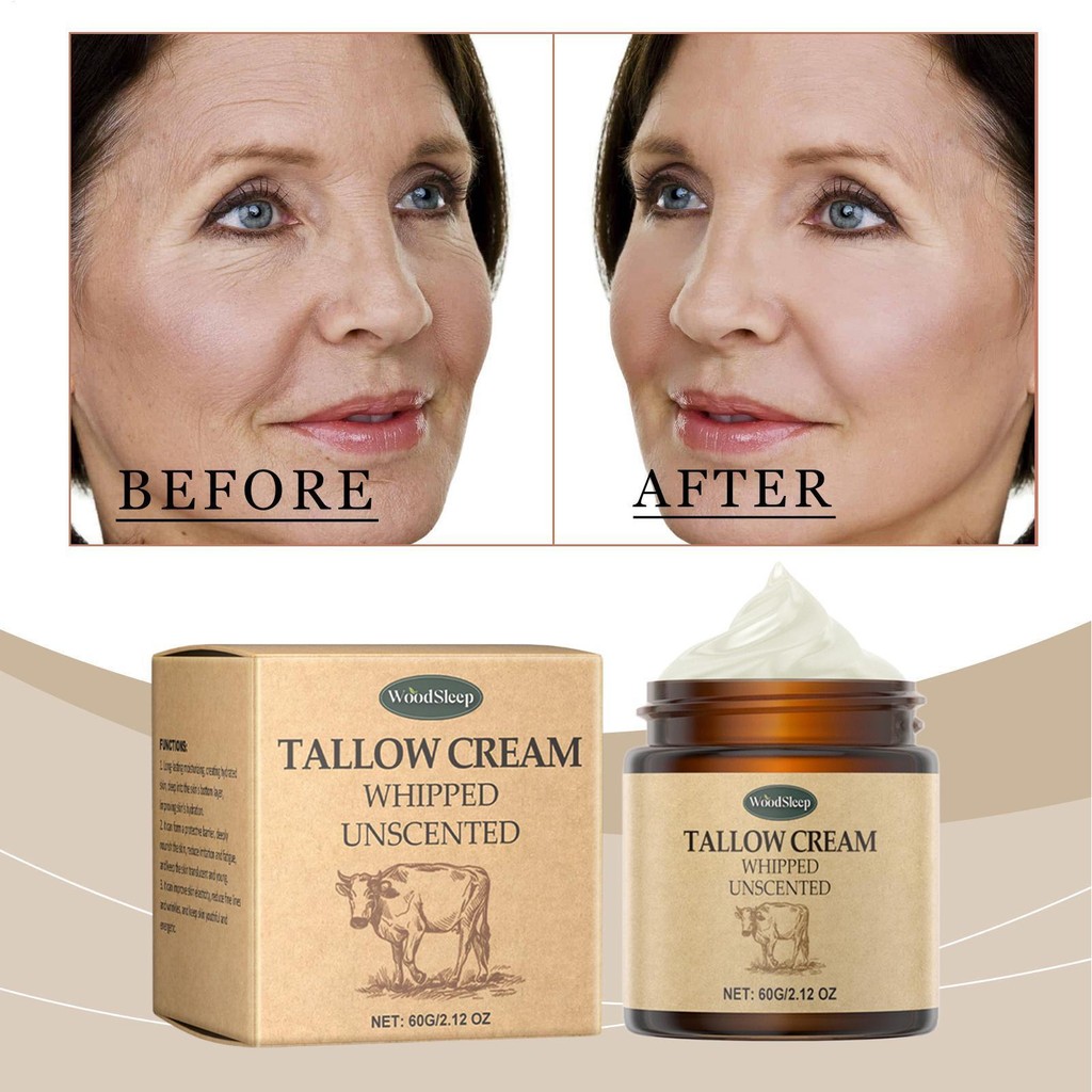 Beef Tallow Balm 60g Beef Tallow for Skin Skincare Grass Fed Organic ...
