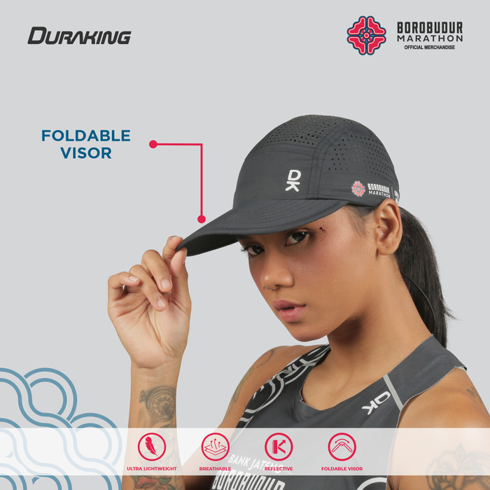 Duraking Running Cap - Running Cap - Borobudur Marathon 2024 Official ...