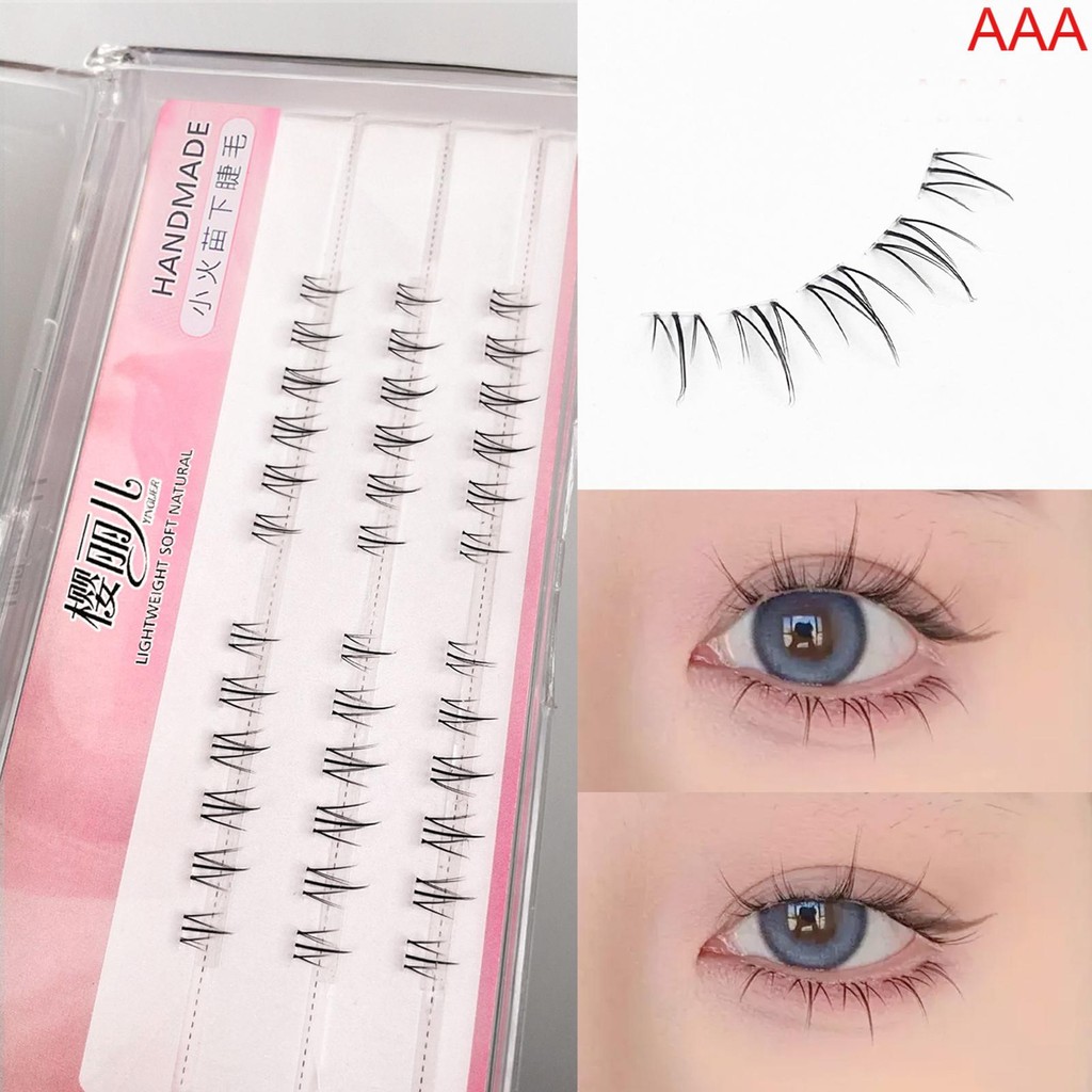 5-6mm Mixed Under Bottom Lashes DIY Natural Look False Lashes | Shopee ...