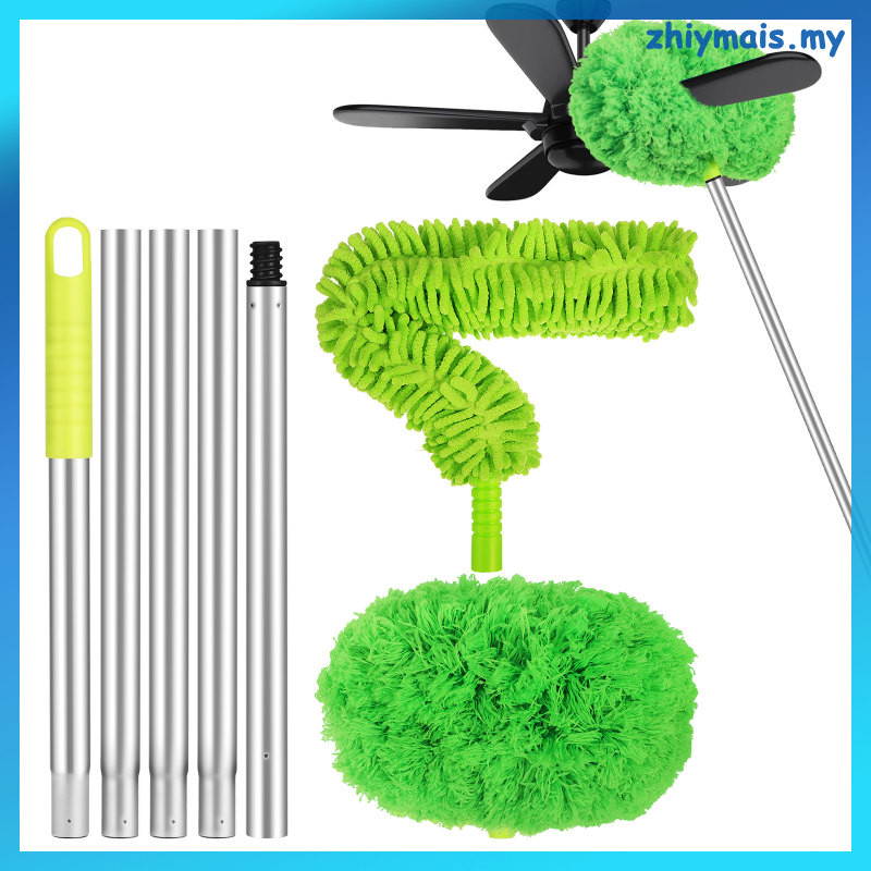 Window Fan Spider Web Cleaning Duster Extension Pole Cobweb with Tools ...