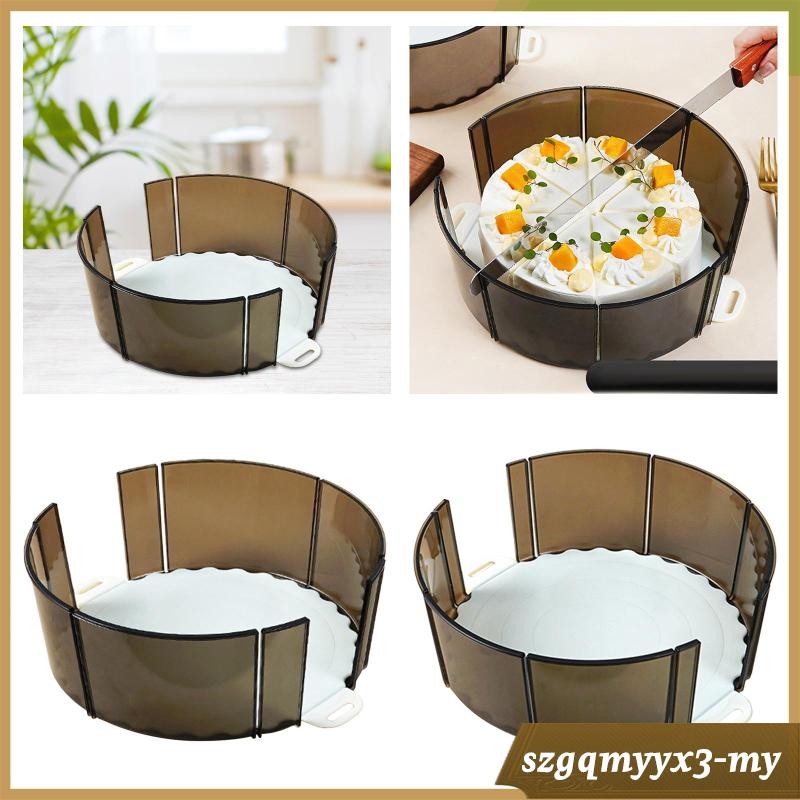 [ Cake Cutter Cake Divider Tool Portable Portion Marker for Pizza ...