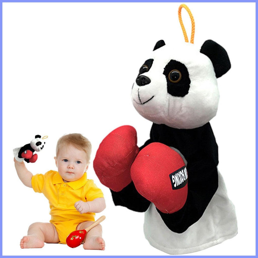 Animal Hand Puppets Boxing Type Plush Animal Puppets for Hand Funny ...