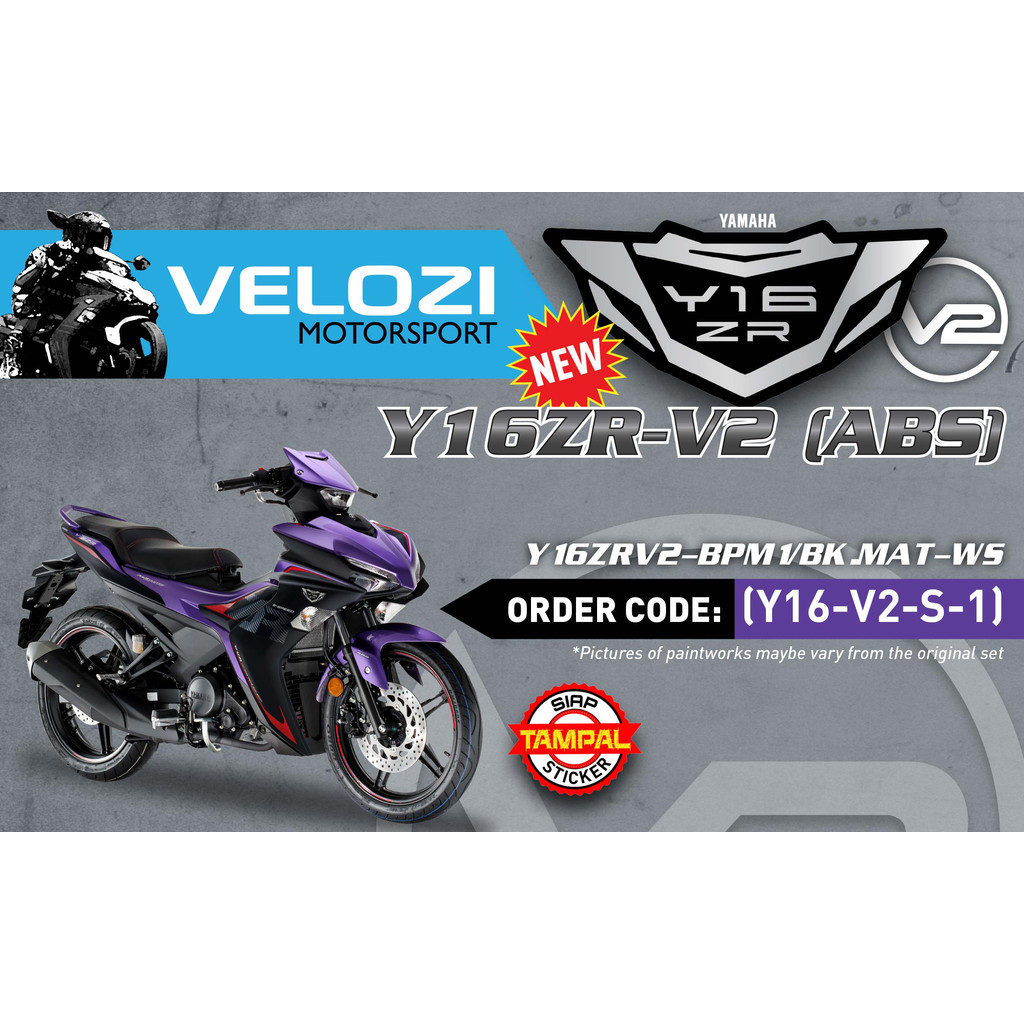 Y16 V2 Cover Set Add On Inner Violet Knight Purple 2024 Original VELOZI ...