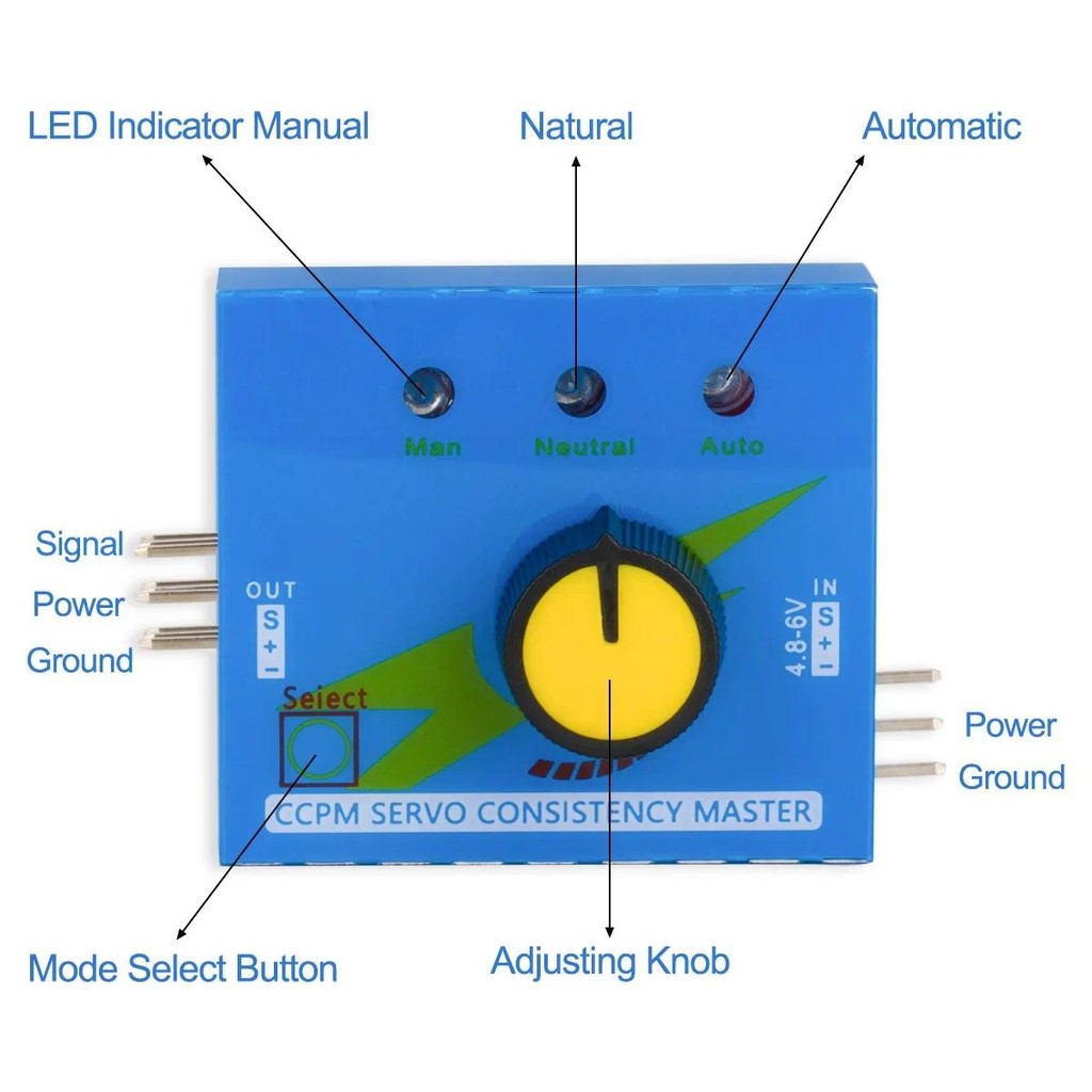 RC Servo Tester 3CH Digital Multi ECS Consistency Speed Controller ...