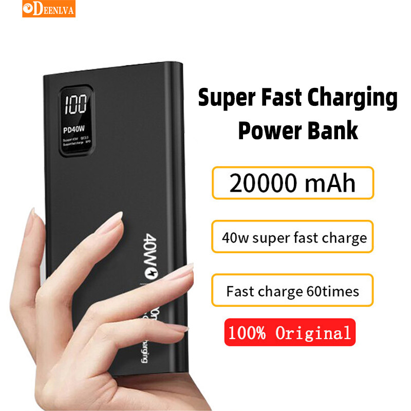 MYpowerbank 40W Quick Charge 20000mAh Power bank fast charging ultra ...