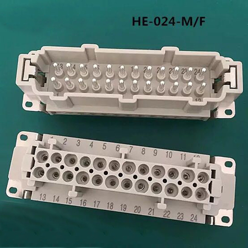 Heavy-duty connector Industrial aviation plug internals 24-PIN HDC-HE-024-M hot runner | Shopee ...
