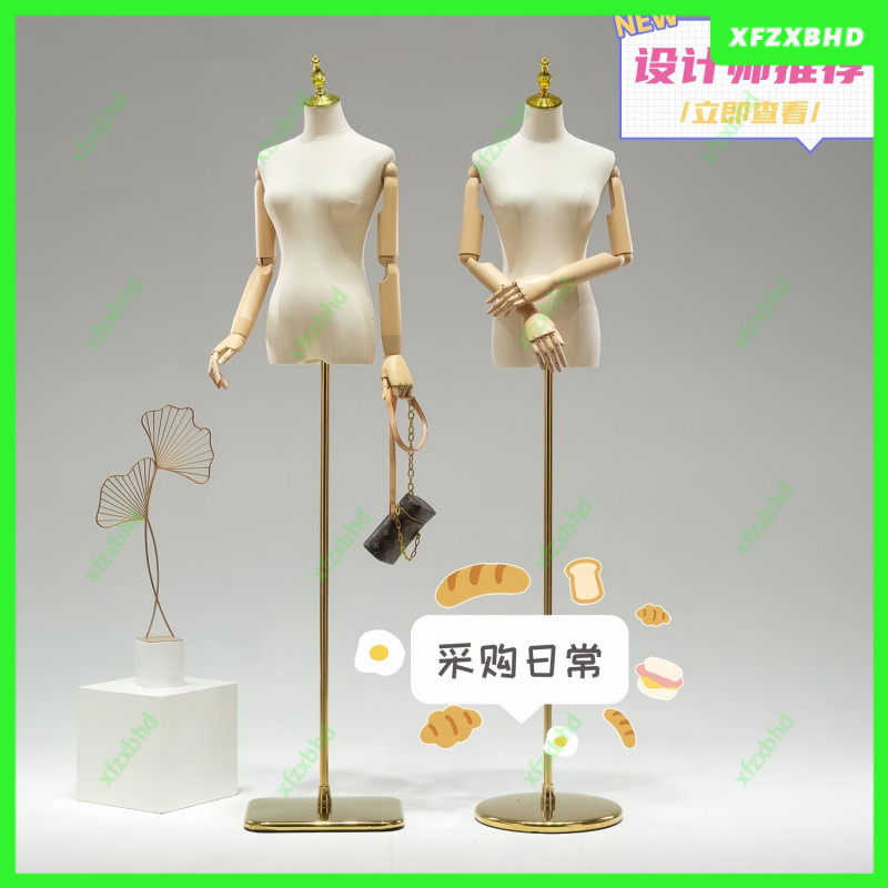 White Cotton Model Display Stand Female Model Korean Version Bust Model ...