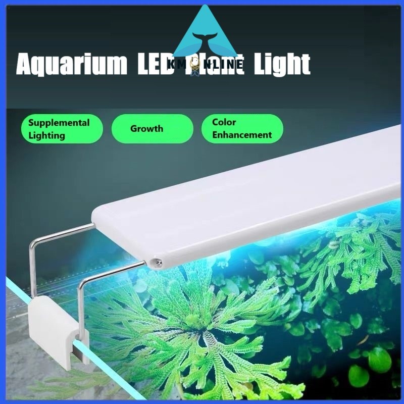 18-70CM Super Slim LED Aquarium Lighting Aquatic Plant Light Extensible Waterproof Clip for Fish ...