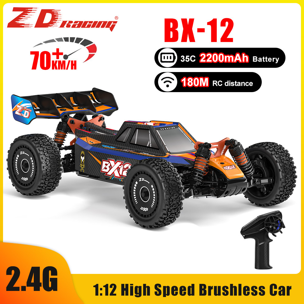 ZD Racing RC Car Racing BX-12 1/12 Brushless 2.4GHz 70KM/H High Speed ...