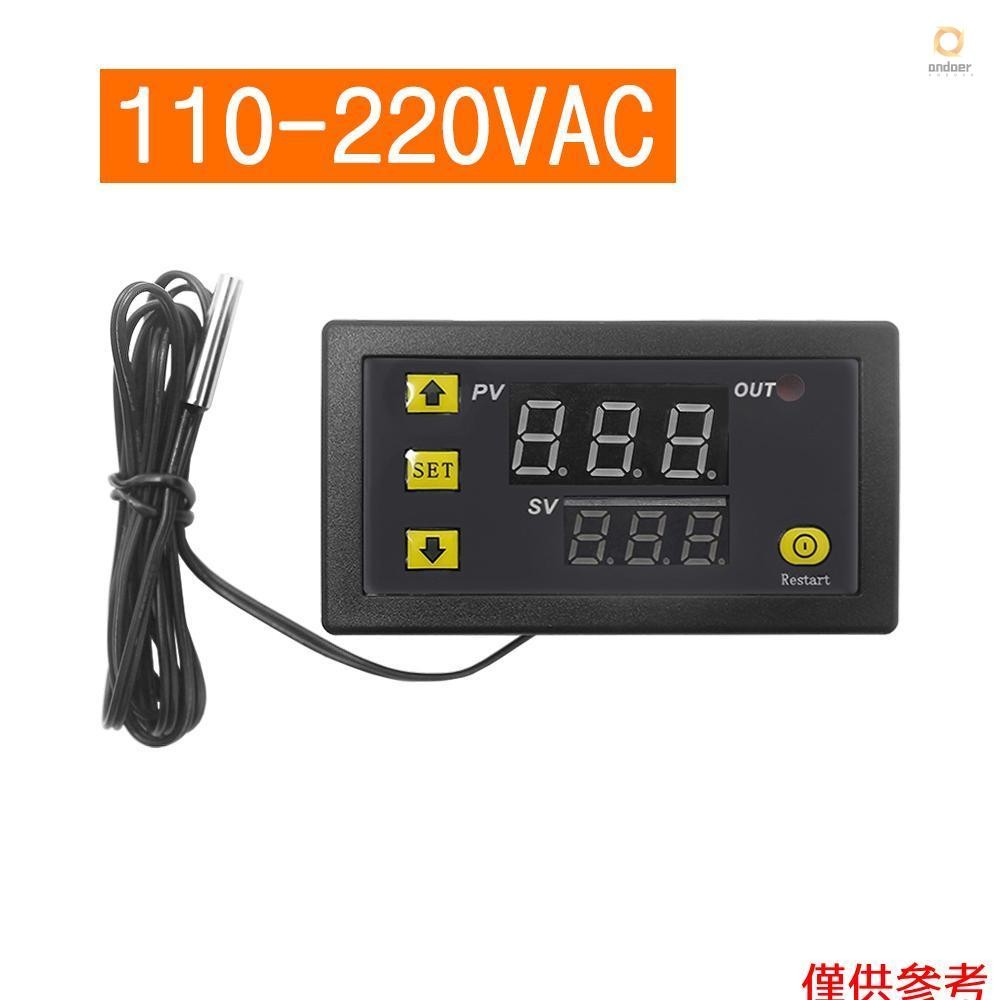 W3230 Mini Digital Temperature Controller LED Display Thermostat Regulator AC110V-220V 20A ...