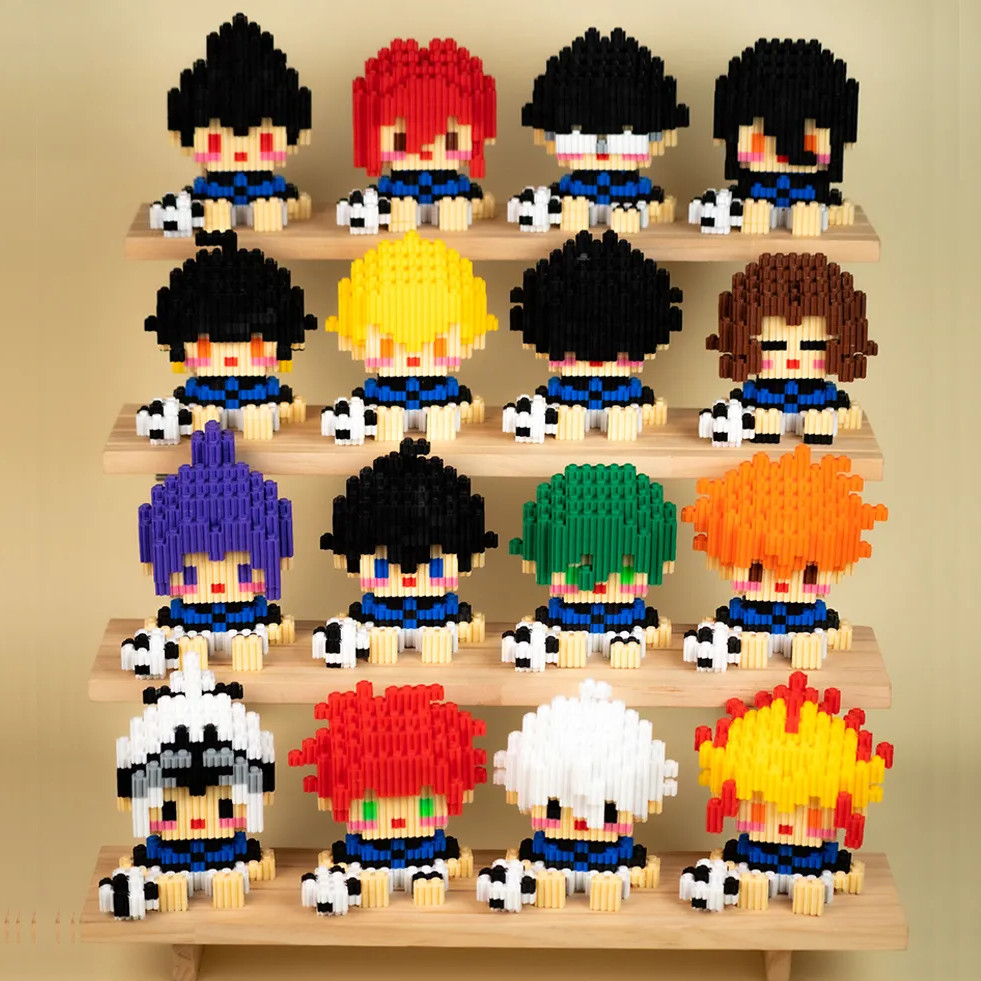 Blue Lock – Seishiro Nagi & Reo Mikage Pixel Art Building Block Toy ...