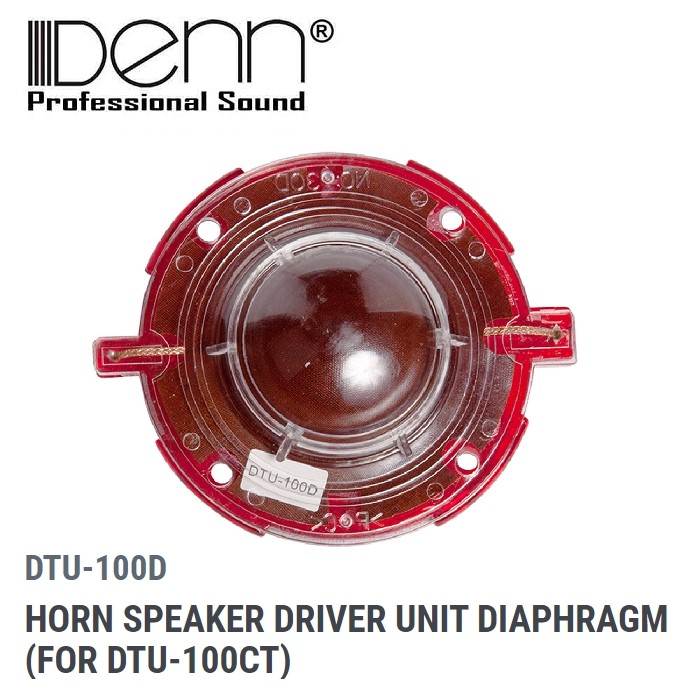 DENN DTU-100D Horn Speaker Driver unit Diaphragm (For DTU-100CT) | Shopee Malaysia