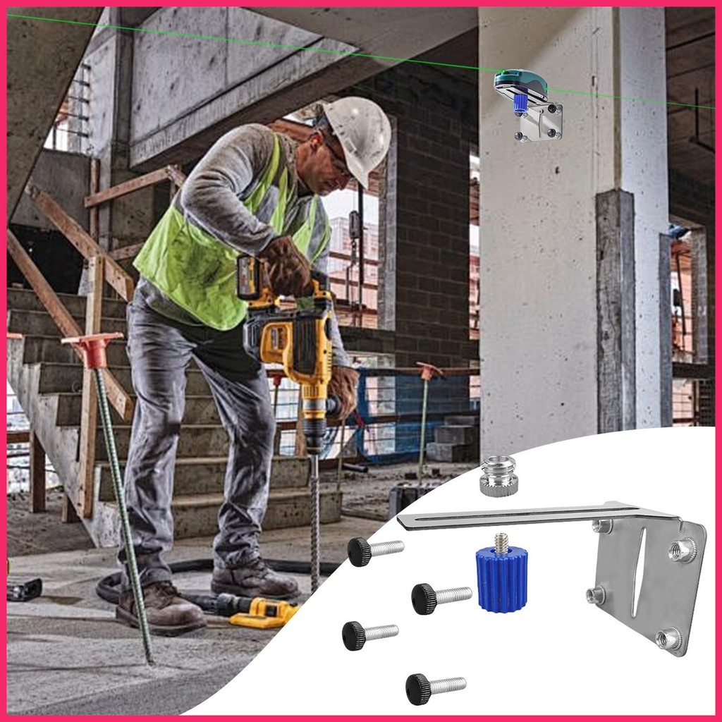 Wall Laser Level Bracket Level Adapter Wall Mounted Stainless Steel ...
