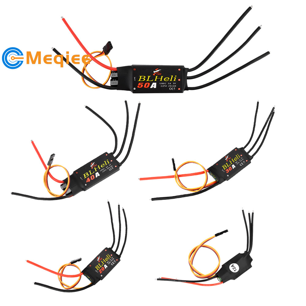 BLHeli Brushless ESC 12A 20A 30A 40A 50A with UBEC Multi Rotor ...