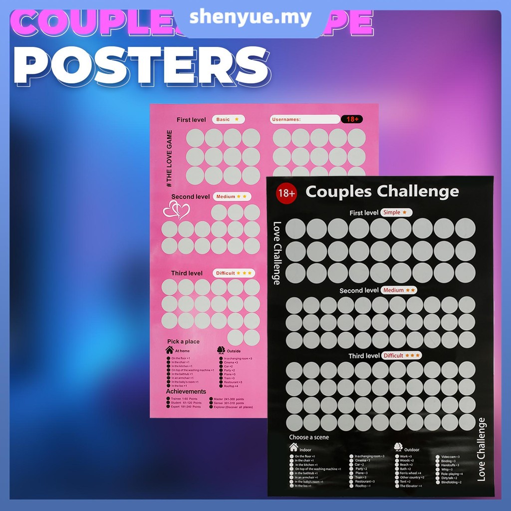 Valentines Day Scratch Off Poster Funny Love Game Scratch Off Poster ...