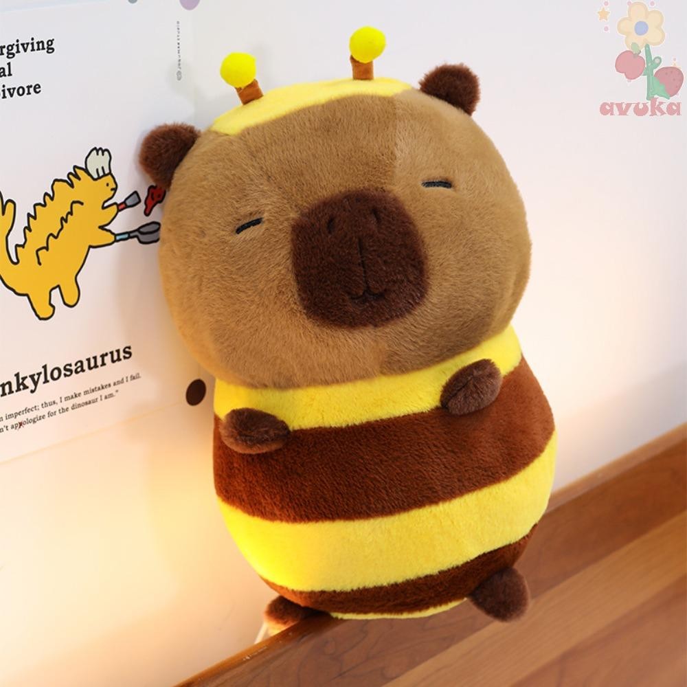 AVUKA Capybara Plush Toy, Fluffy Cartoon Capybara Plushies, Kawaii Soft ...