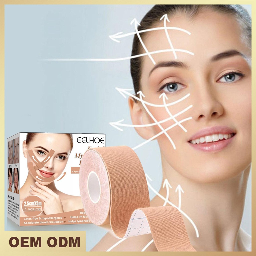 Face Tape Lifting 1 Roll 5m Facial Lift Skin Pulling Tapes Facial ...