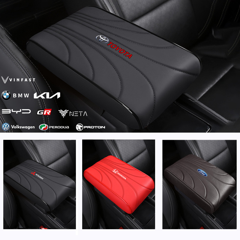 【YY】Car Armrest Cushion Memory Foam Auto Central Arm Rest Seat Box ...