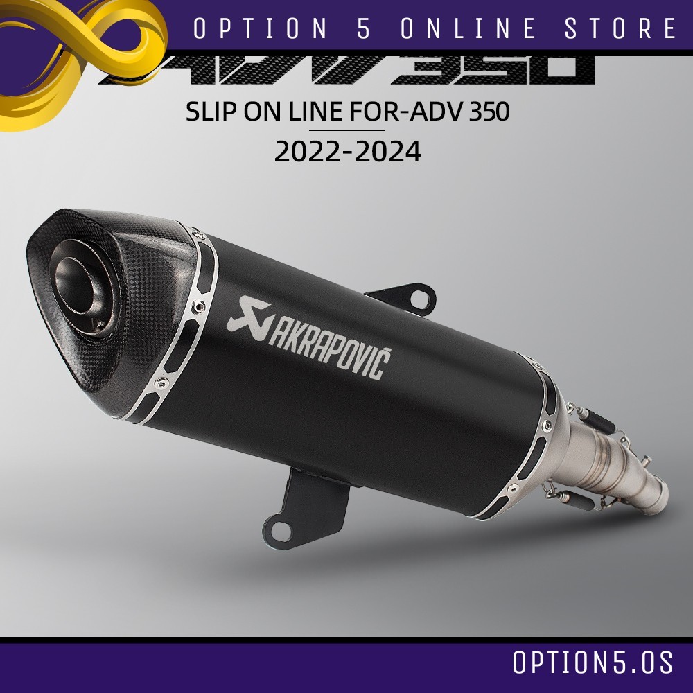 Honda ADV 350 Akrapovic Exhaust Muffler Modify Slip on Racing Line ...
