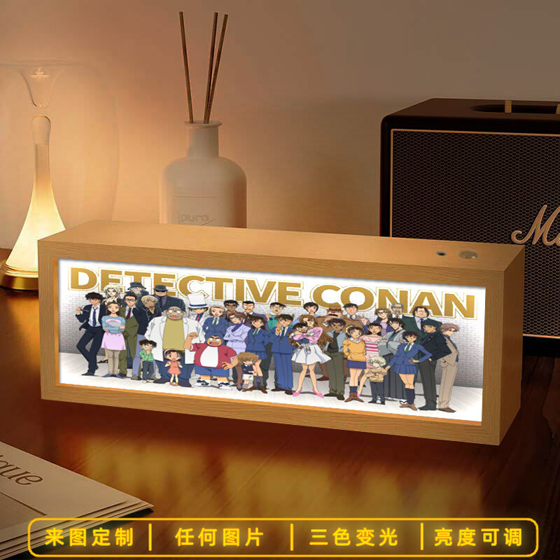 Famous Detective Conan, Light Painting, Strange Thief Kidd, Surrounding ...