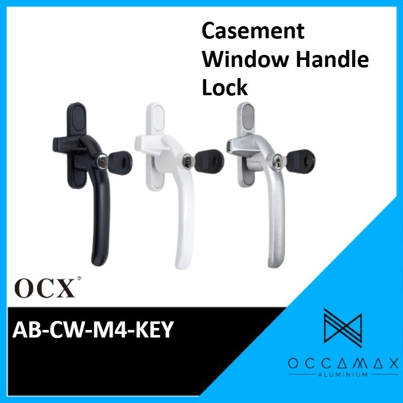 OCX Casement Window Handle Lock With Key AB-CW-M4 | Shopee Malaysia