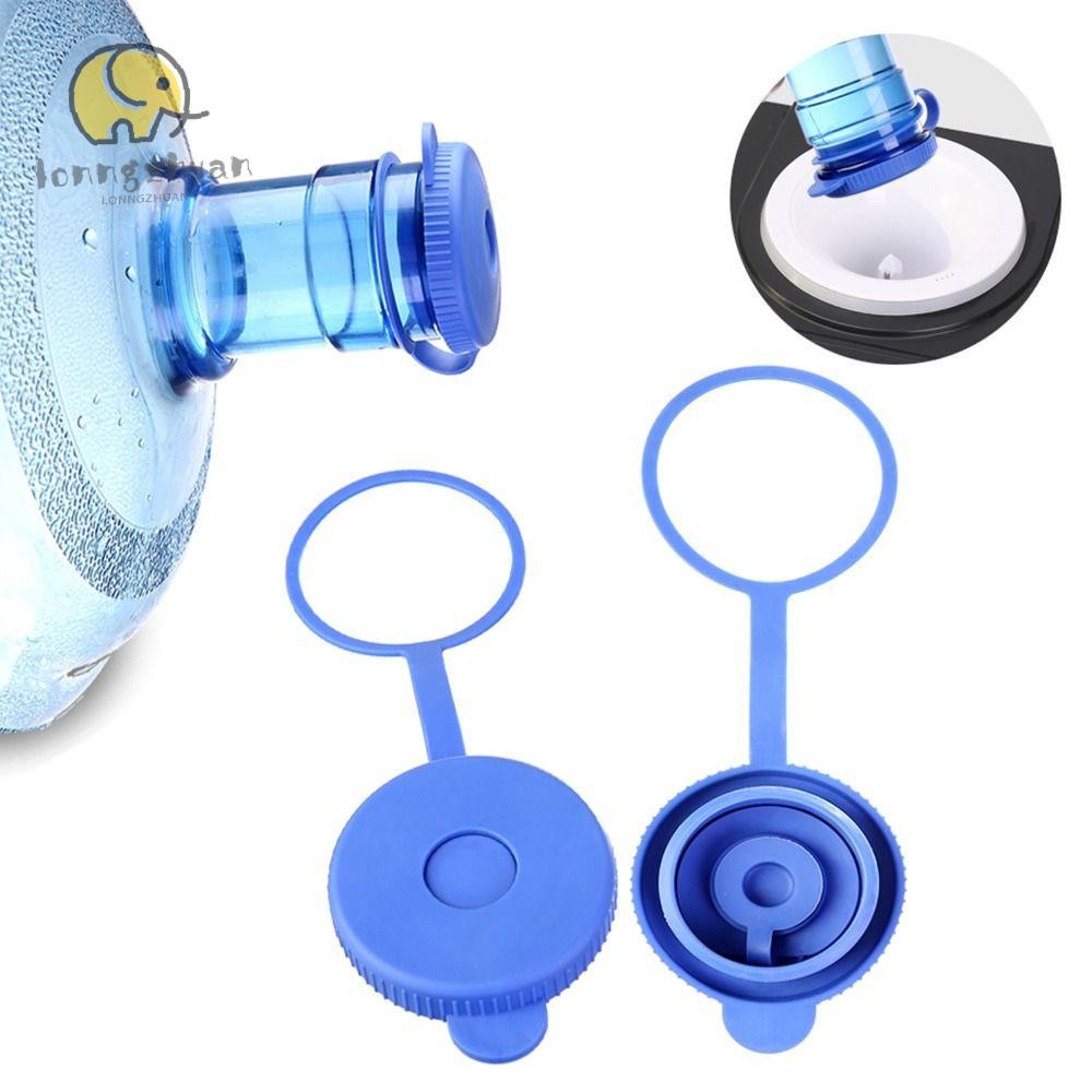 LONNGUVO Water Bottle Caps, Silicone 5 Gallon Water Bottle Lid, Safety ...