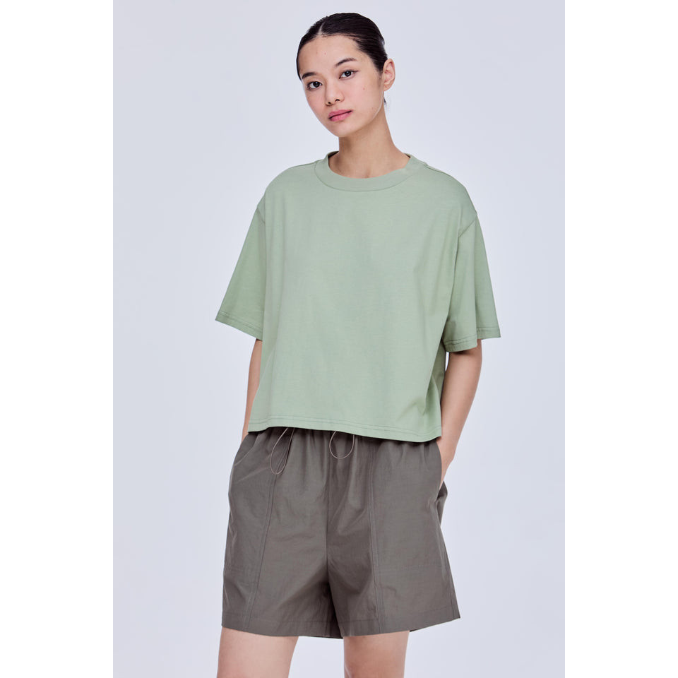 Basic Oversized Crop Top | Shopee Malaysia