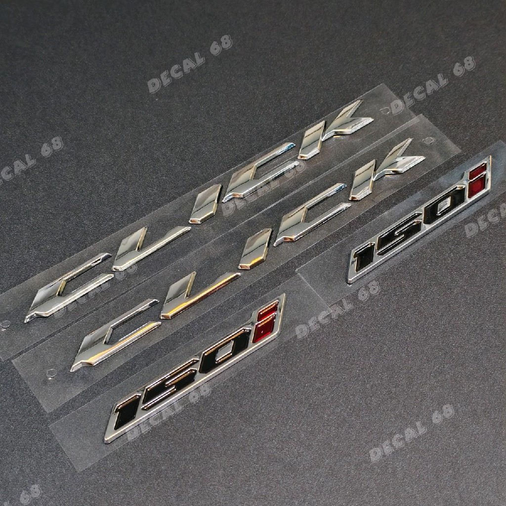 Sharp 3D Embossed Click Sticker Decal Sticker | Shopee Malaysia