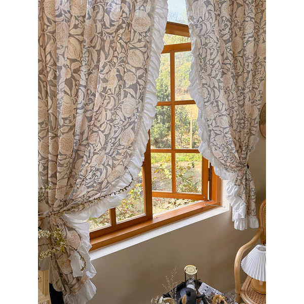 langsir sliding door kain langsir langsir murah Bunga delima bunga ...