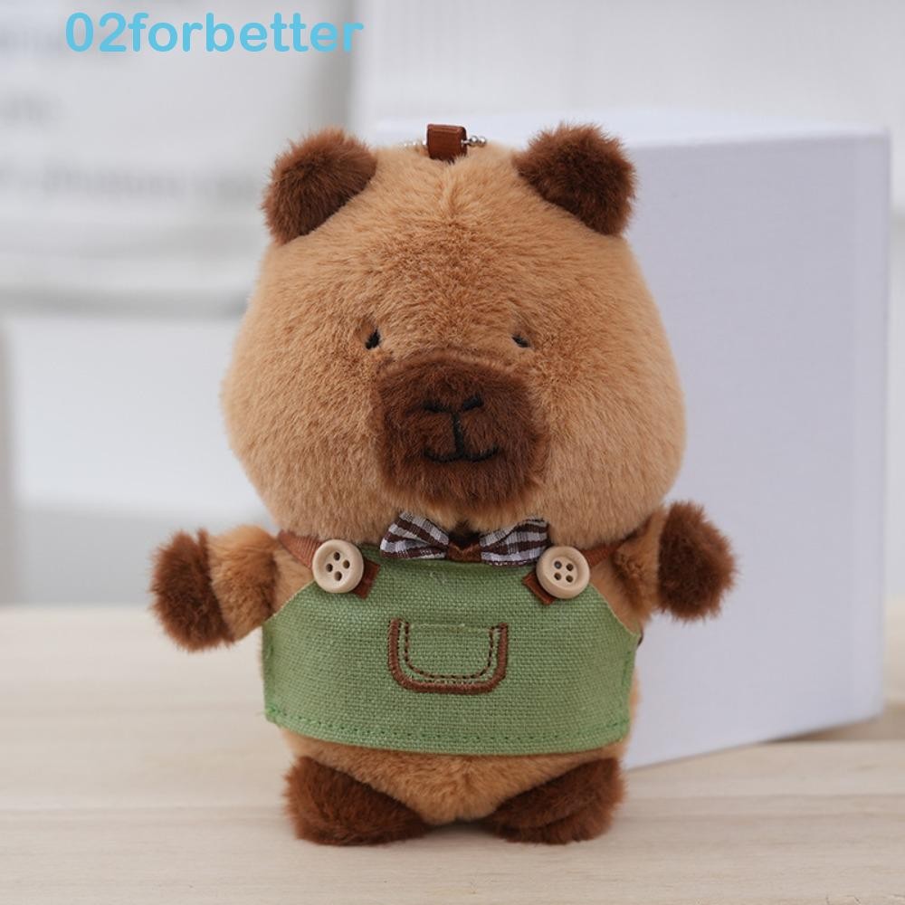 FORBETTER Capybara Plush Keyring, Funny Cook Capybara Plush Pendant ...