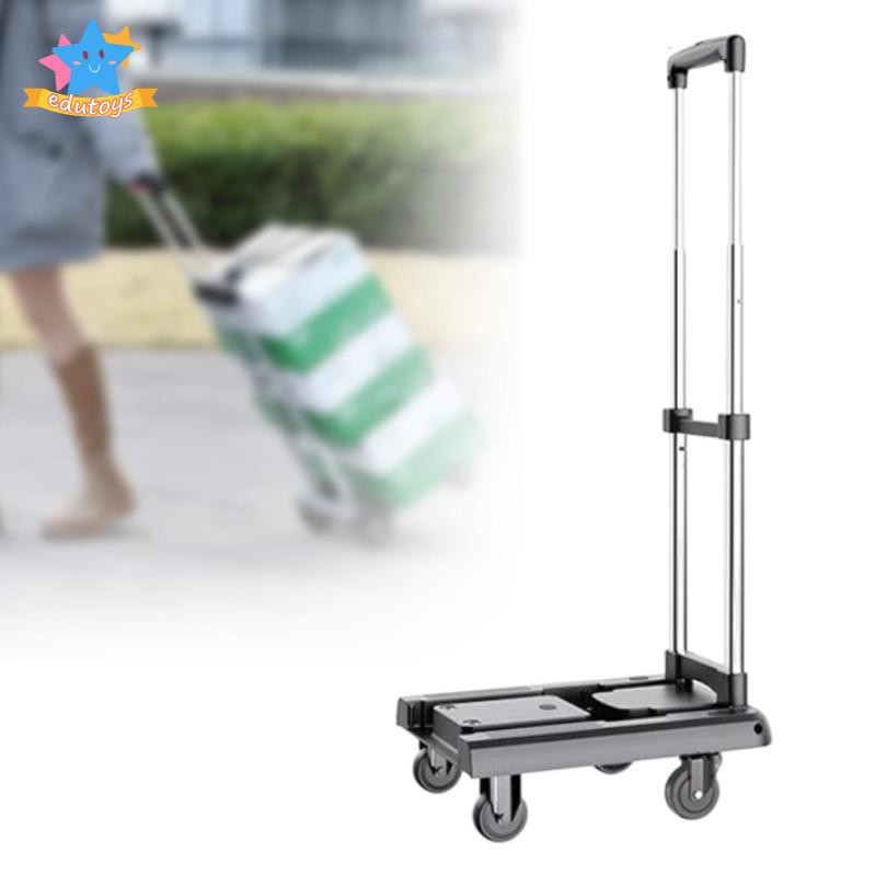 [Edstars] Folding Hand Truck, Cart Handtruck Trolley Shopping Cart Foldable Portable Heavy Duty ...