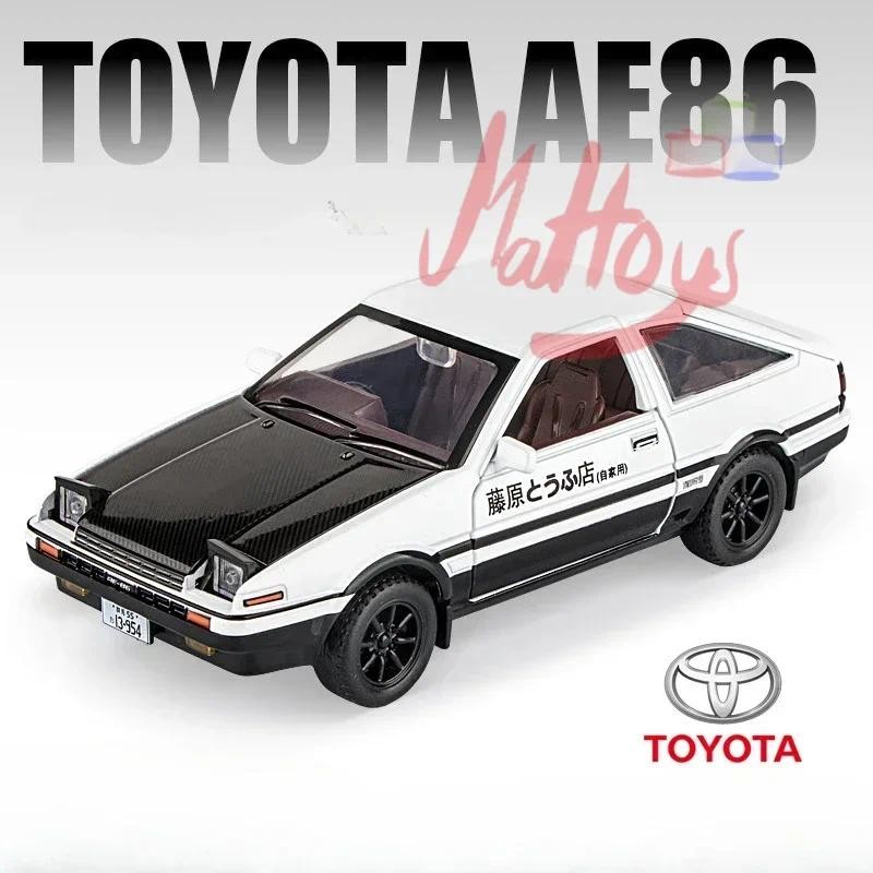 1:30 Toyota AE86 Initial D official License Alloy Car Model Metal ...