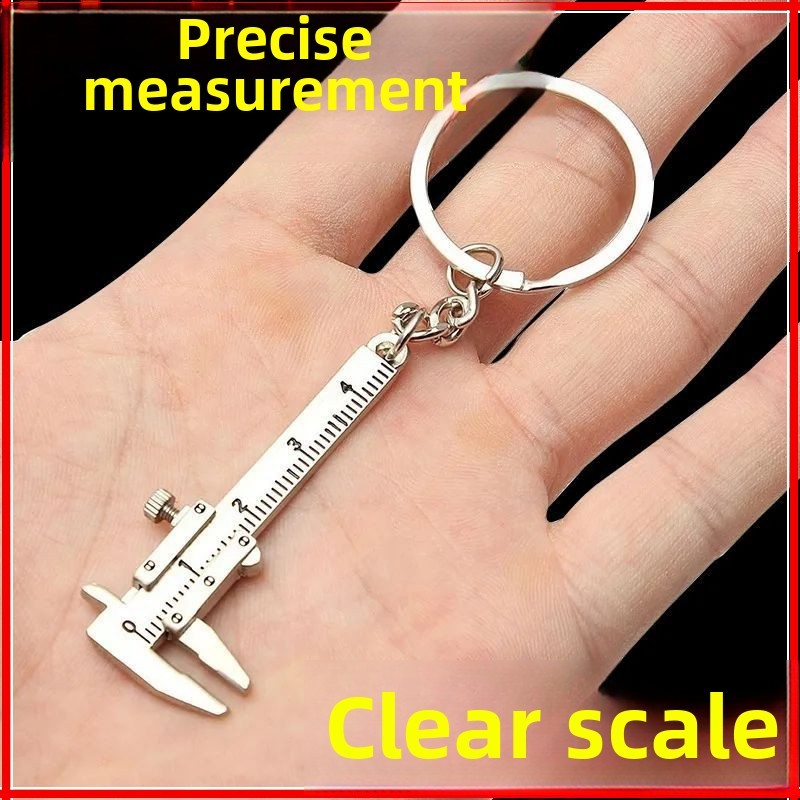 Portable vernier caliper mini pocket caliper pendant measurement ...