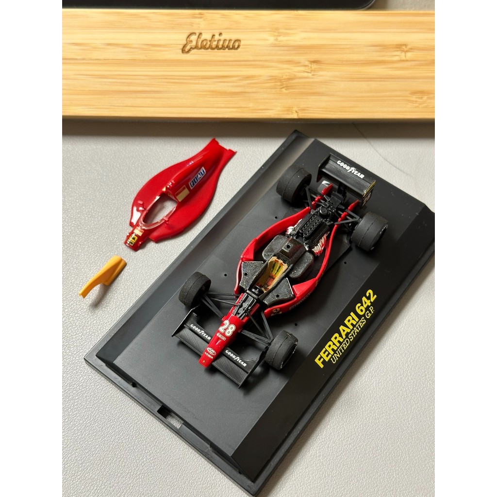 [Ready Stock] Rosso, Ferrari 642, F1 Racing Car Model, Car Shell Is ...