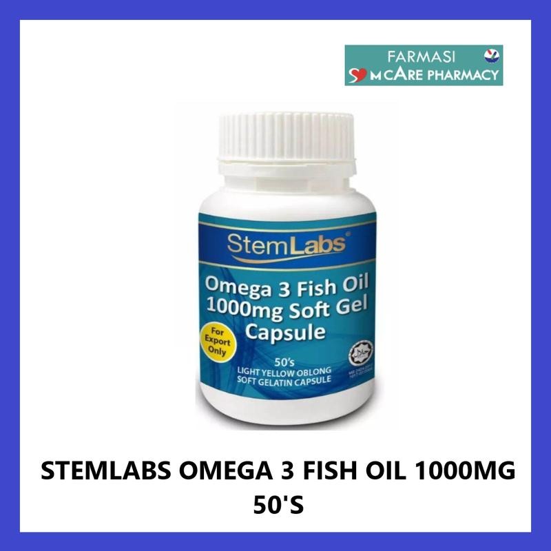 STEMLABS OMEGA 3 FISH OIL 1000MG ( 50 CAPSULES ) | Shopee Malaysia